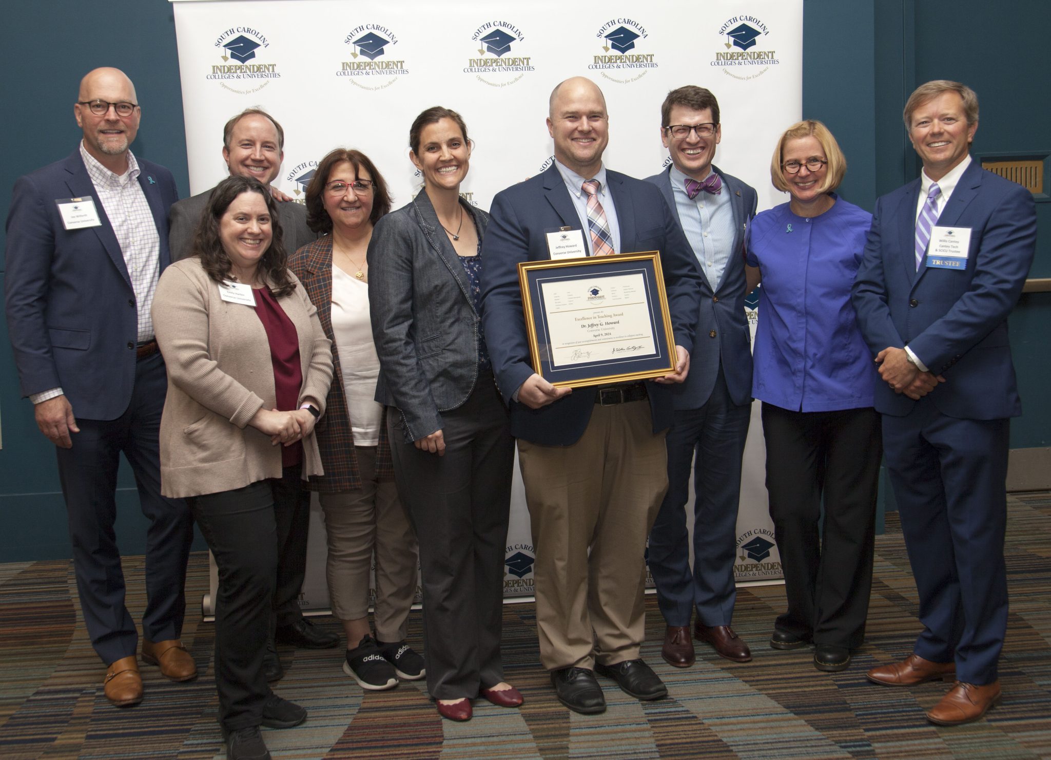 Photo highlights from the 2024 SCICU Excellence In Teaching Award Dinner